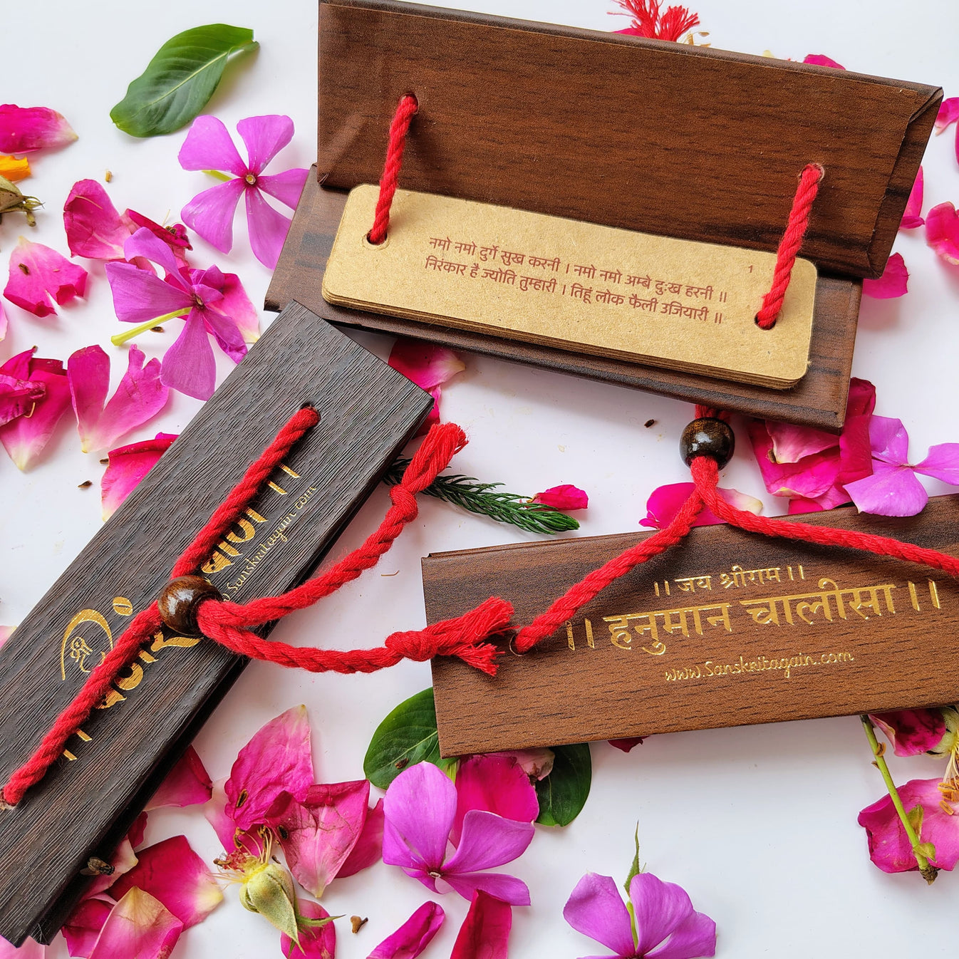 Bundle of 4 Pandulipi - Hanuman Chalisa, Bajrang Baan, Ganapati Atharv ...